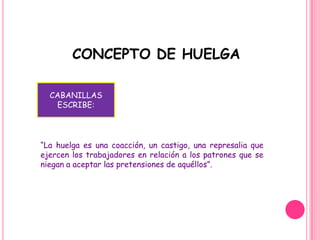 DERECHO DE HUELGA | PPTX
