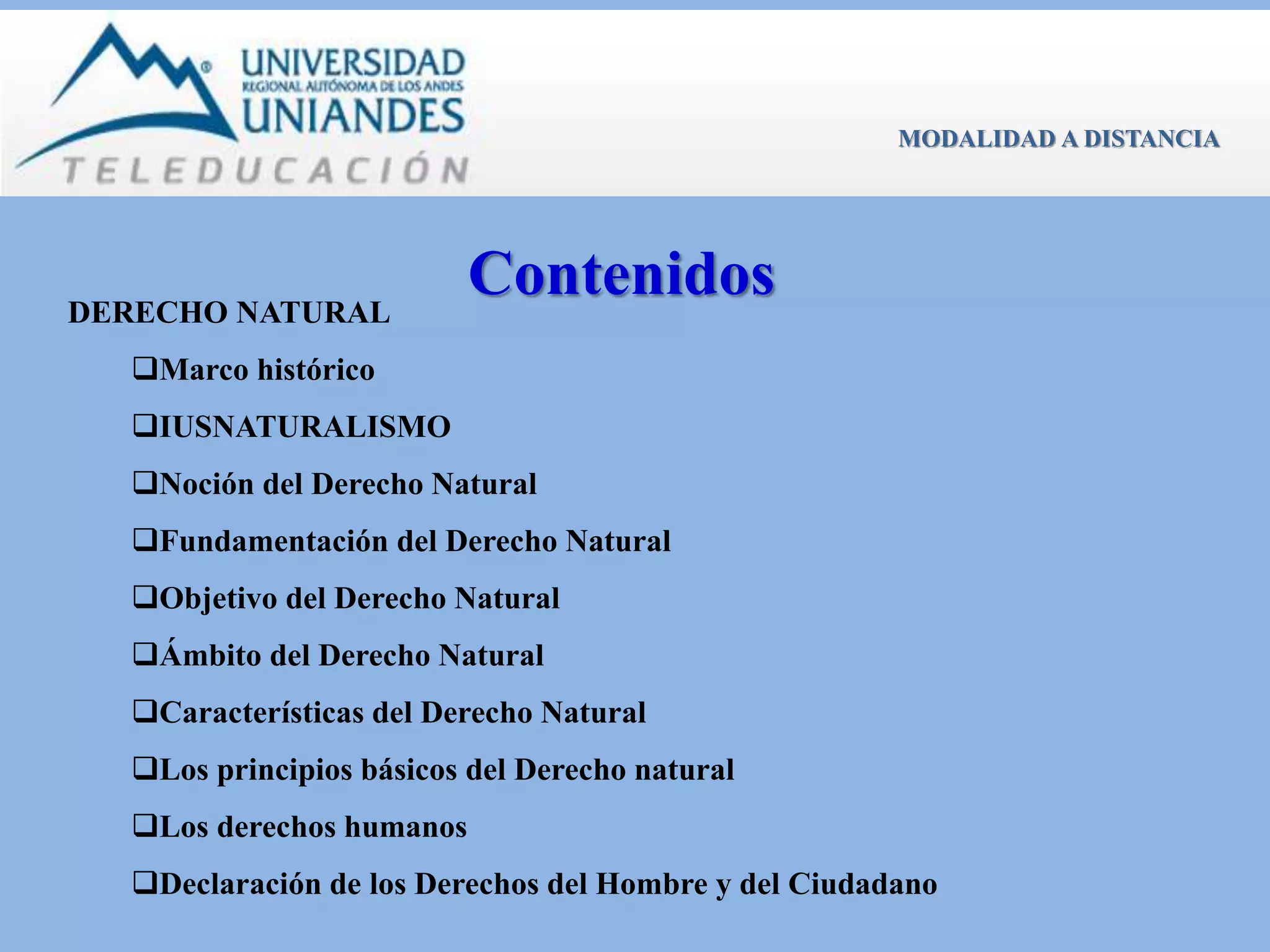 Derecho natural | PPTX