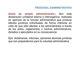 Derecho procesal administrativo | PPTX
