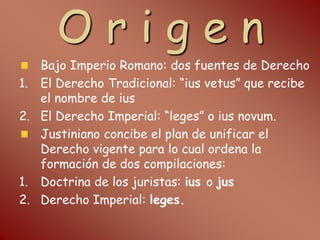 Derecho romano | PPT