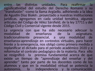 DERECHO ROMANO , modalidad virtual .pptx
