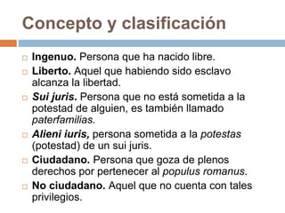 Derecho Romano PERSONAS.ppt