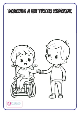 Fichas para Colorear: Los Derechos del Niño con Descripción (Recurso de ...