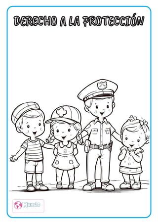 Fichas para Colorear: Los Derechos del Niño con Descripción (Recurso de ...