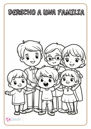 Fichas para Colorear: Los Derechos del Niño con Descripción (Recurso de ...