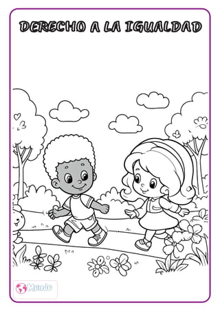 Fichas para Colorear: Los Derechos del Niño con Descripción (Recurso de ...
