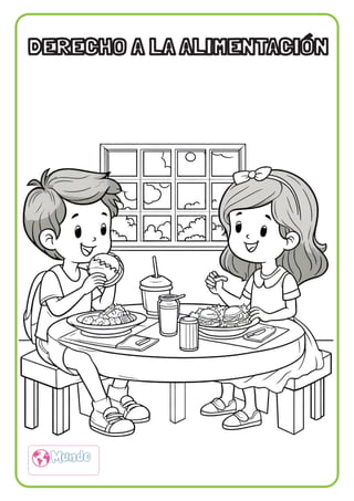 Fichas para Colorear: Los Derechos del Niño con Descripción (Recurso de ...