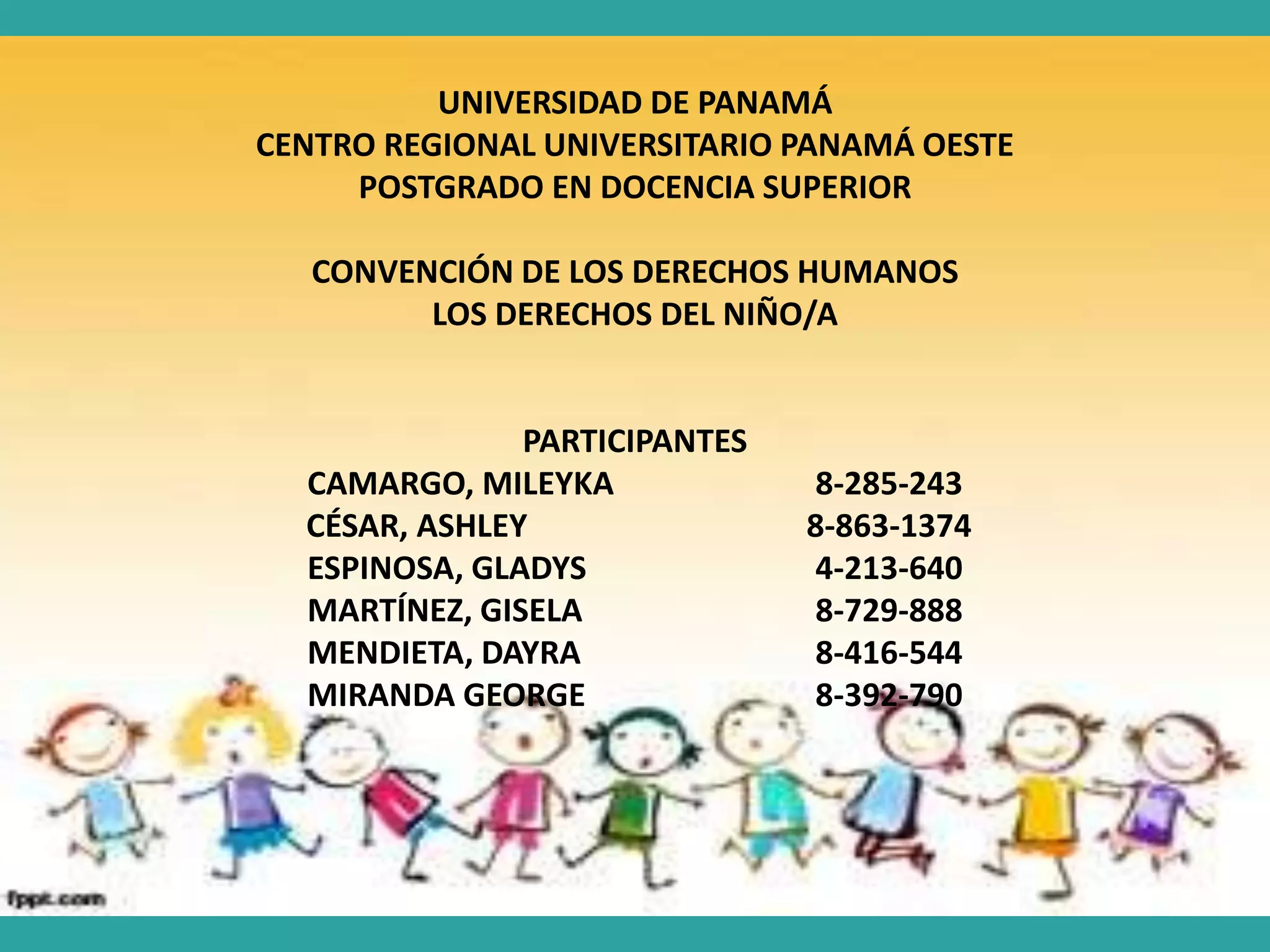 Derechos del niño y la niña | PPTX | Parenting Babies and Toddlers ...