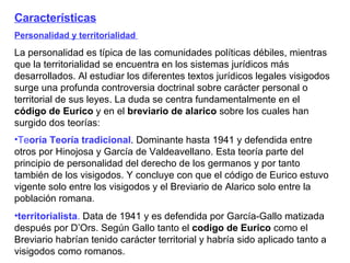 Derecho Visogodo | PPT