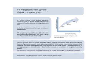 Deregulated electricity markets. The role of the ISO. Processes and ...