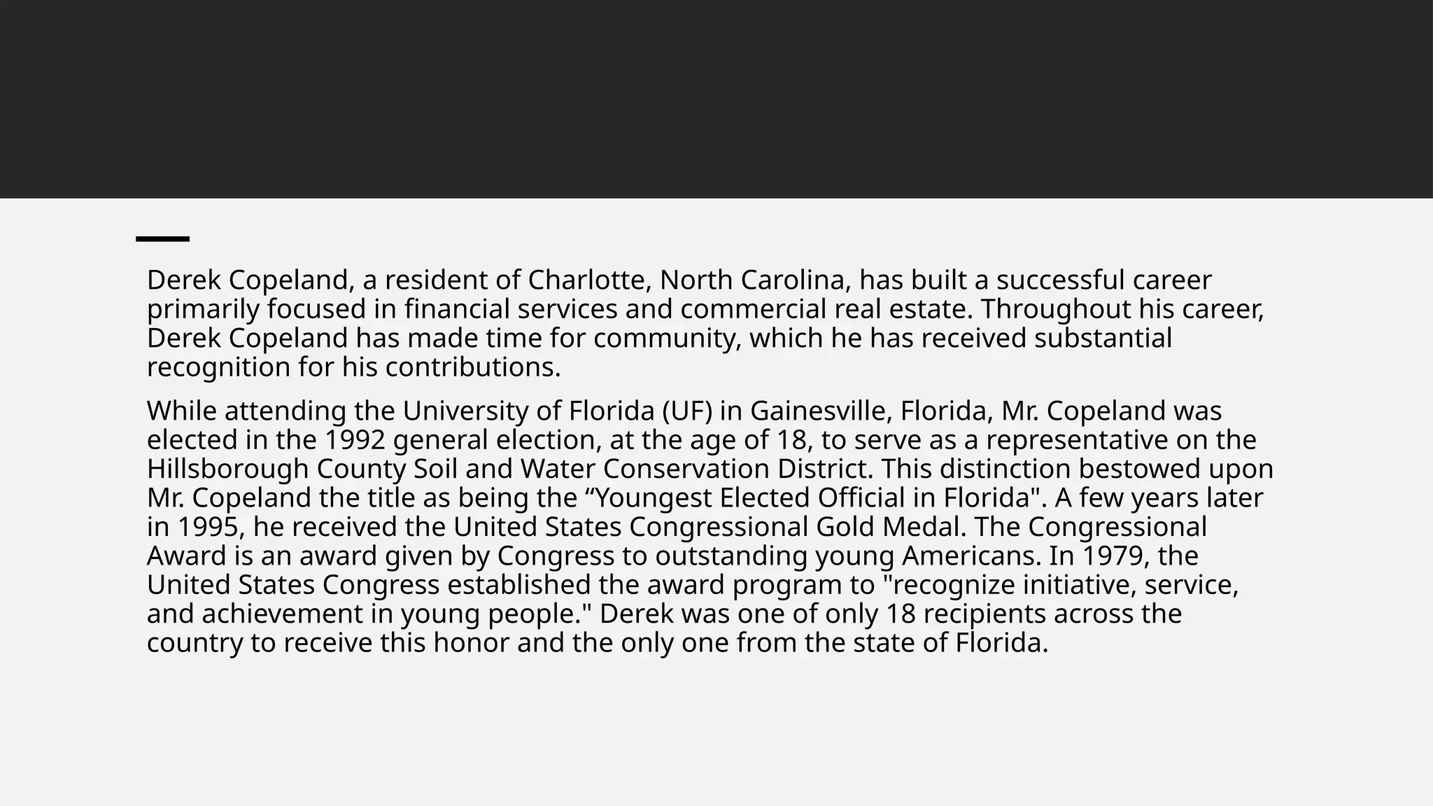Derek Copeland Board of Director a Nufabrx | PPTX
