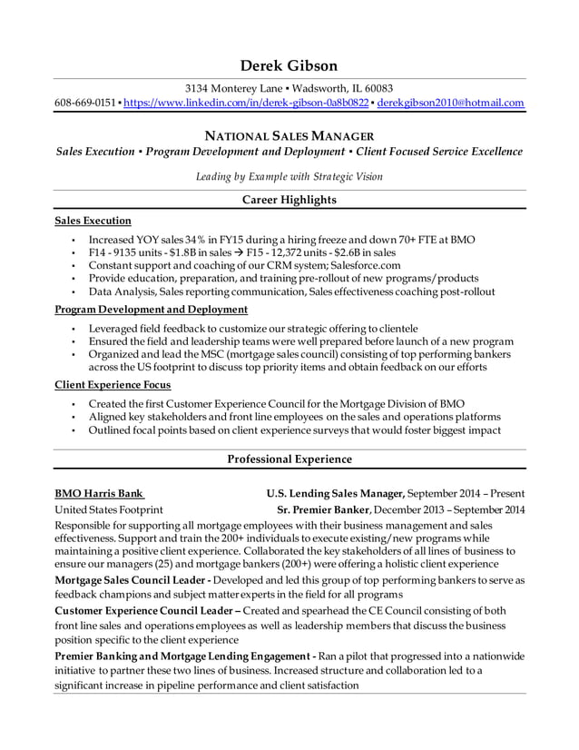 Derek Gibson Resume 2016 | PDF