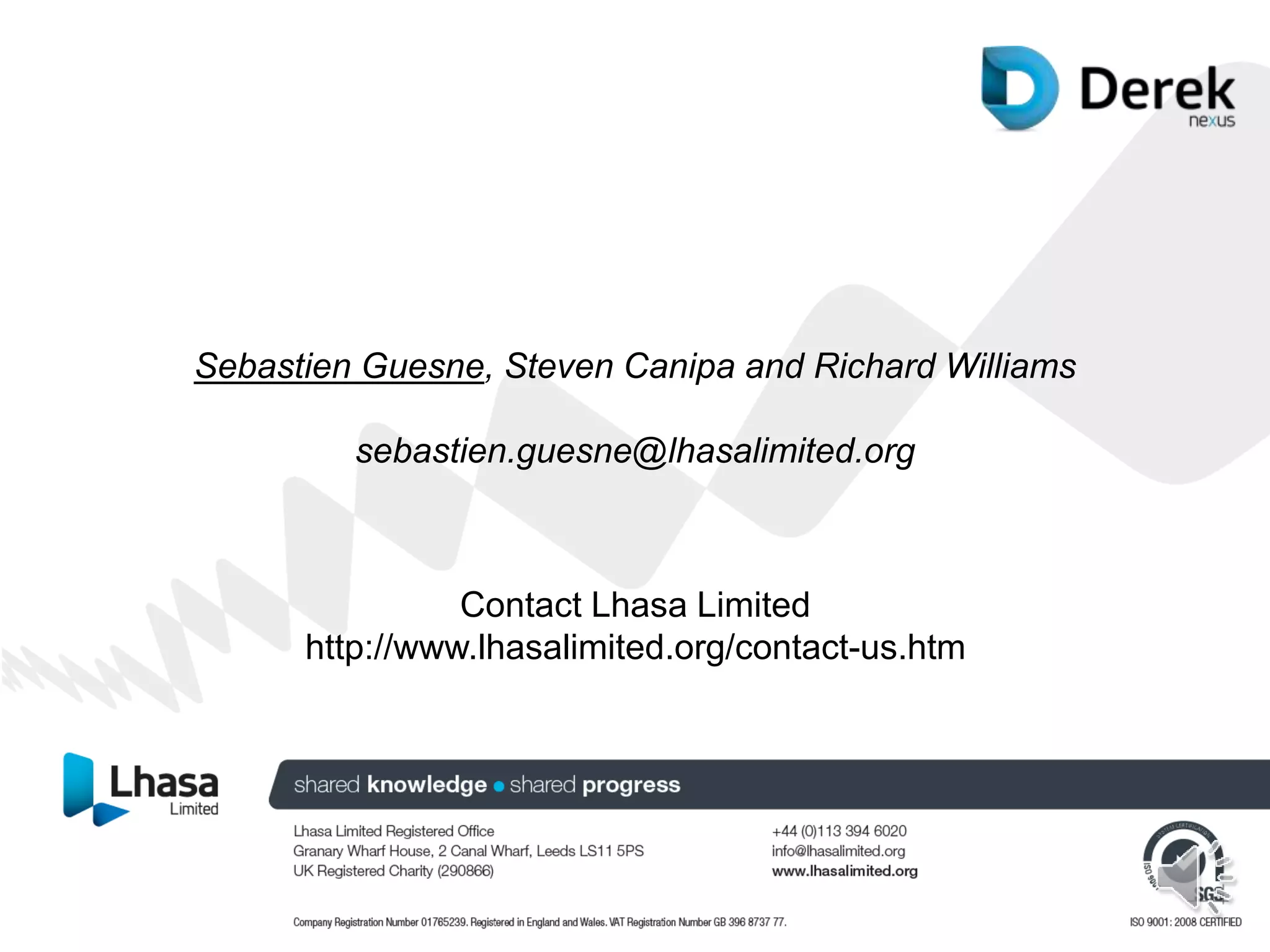 Derek nexus predicts human skin sensitisation. What is the rationale ...