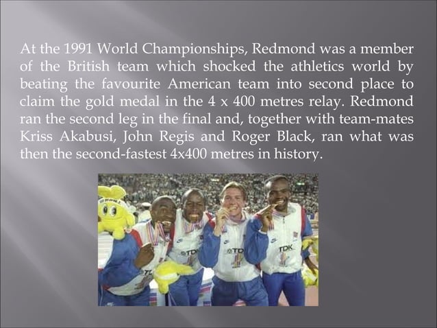 Derek Redmond Sam | PPT