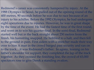 Derek Redmond Sam | PPT