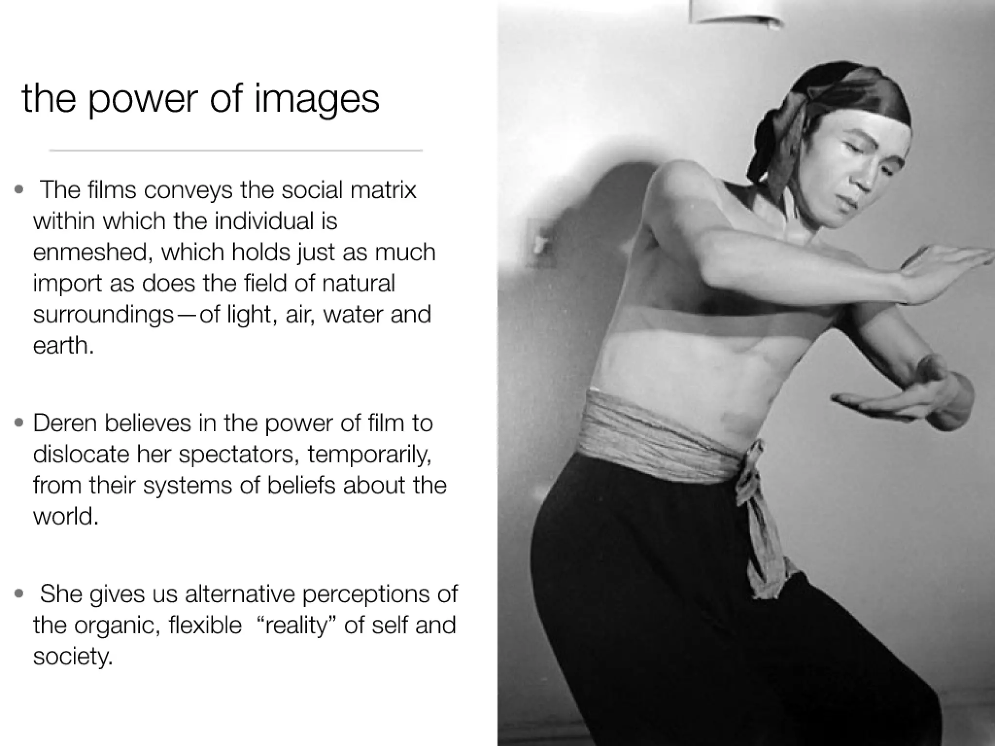 Maya Deren: Art, Form, Film | PPT