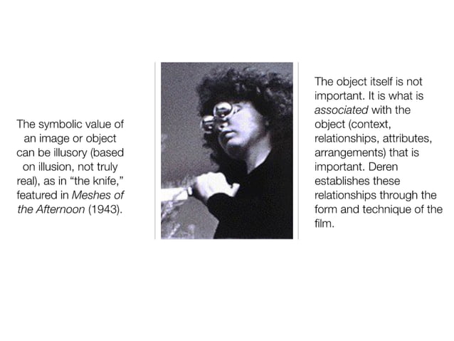 Maya Deren: Art, Form, Film | PPT