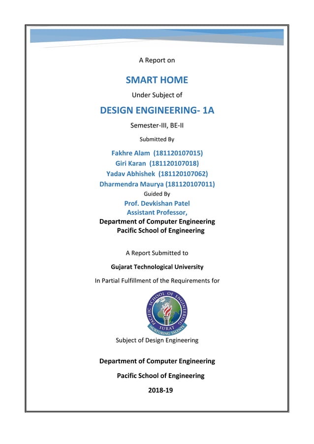 De report gtu sem 3 | PDF | Internet | Computing