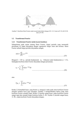 Deret fourier-dan-transformasi-fourier | PDF