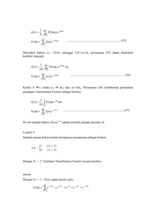 Deret fourier-dan-transformasi-fourier | PDF