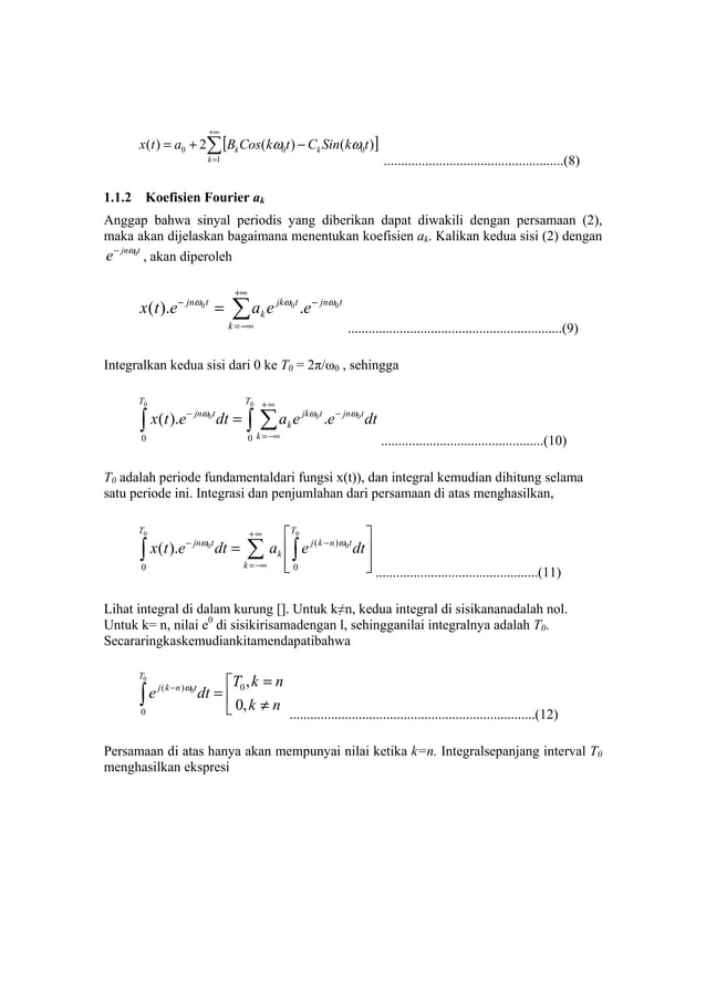 Deret fourier-dan-transformasi-fourier | PDF