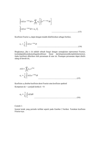 Deret fourier-dan-transformasi-fourier | PDF