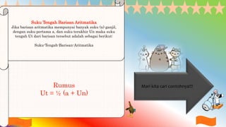 Deret aritmatika (sulistiana indah) | PPTX