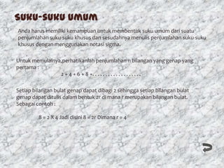 Deret binomial | PPTX