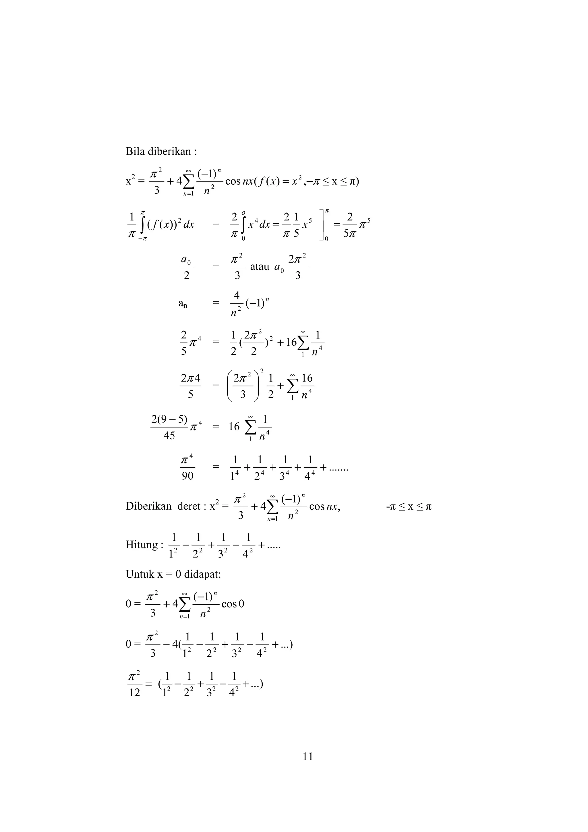 Deret fourier | PDF
