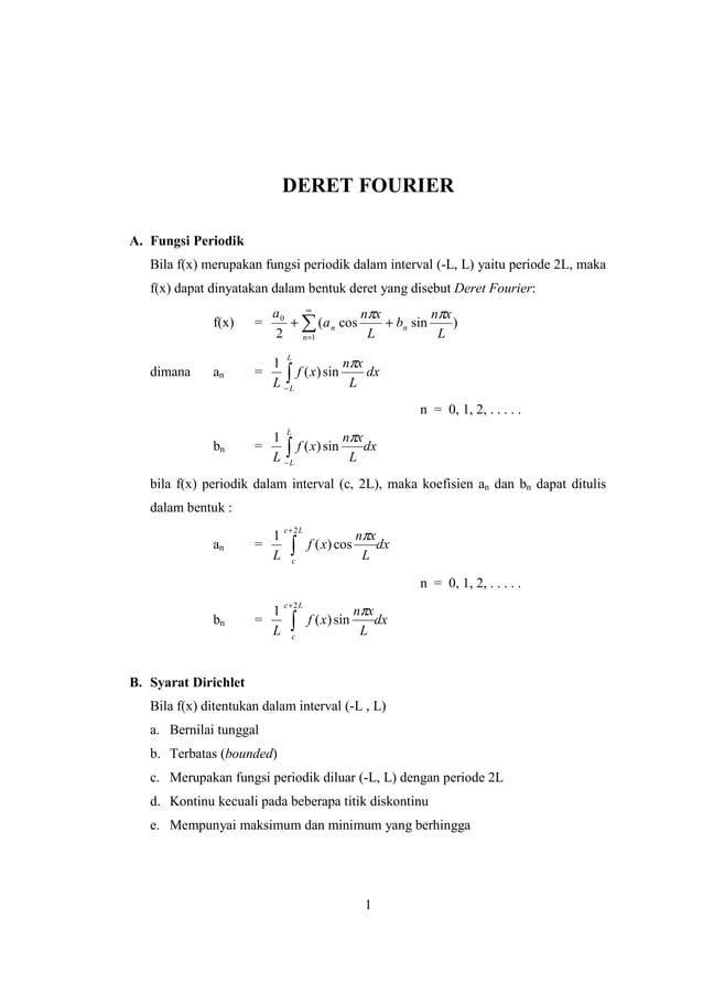 Deret fourier | PDF
