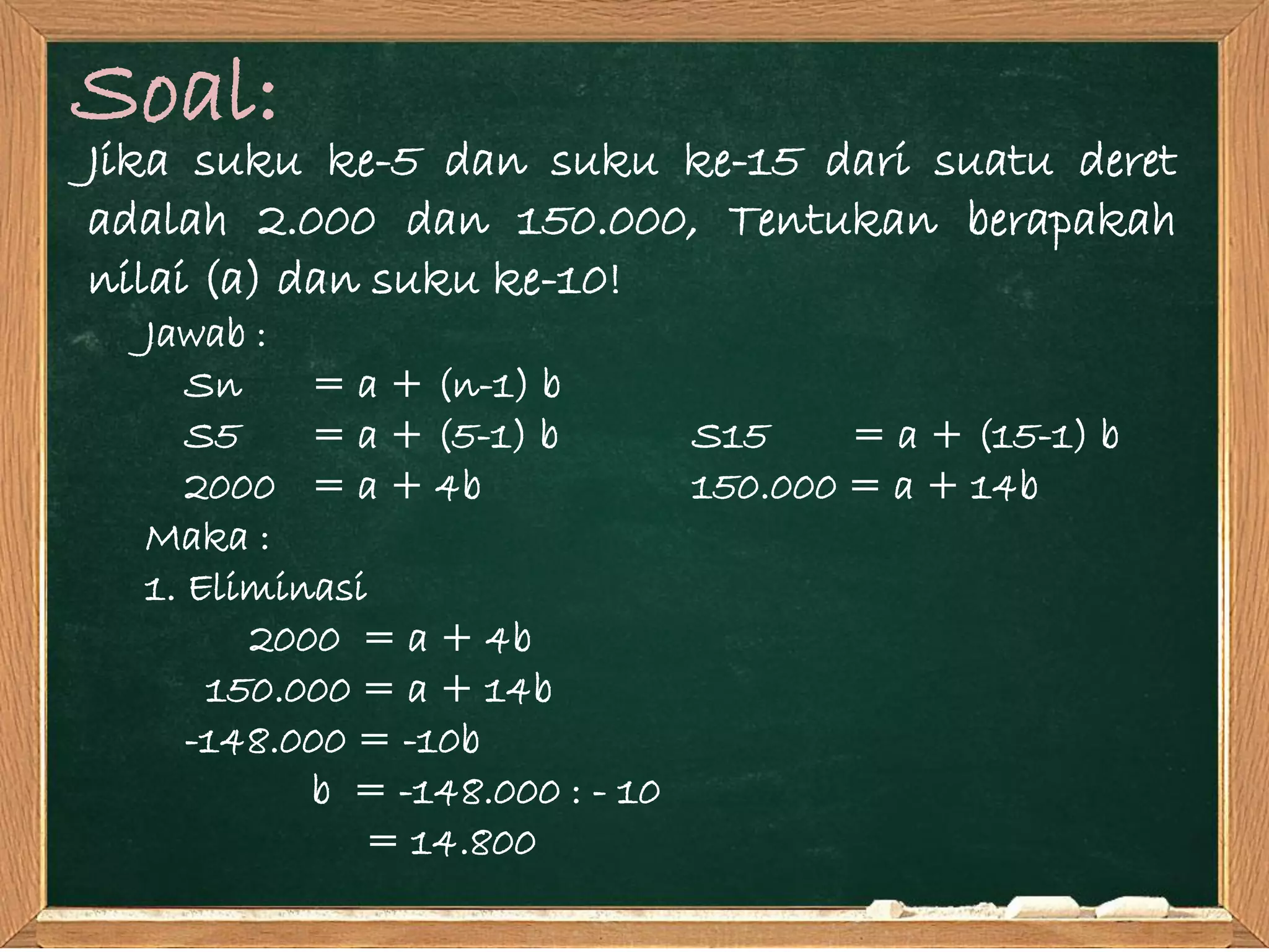 Deret hitung (aritmatika) | PDF