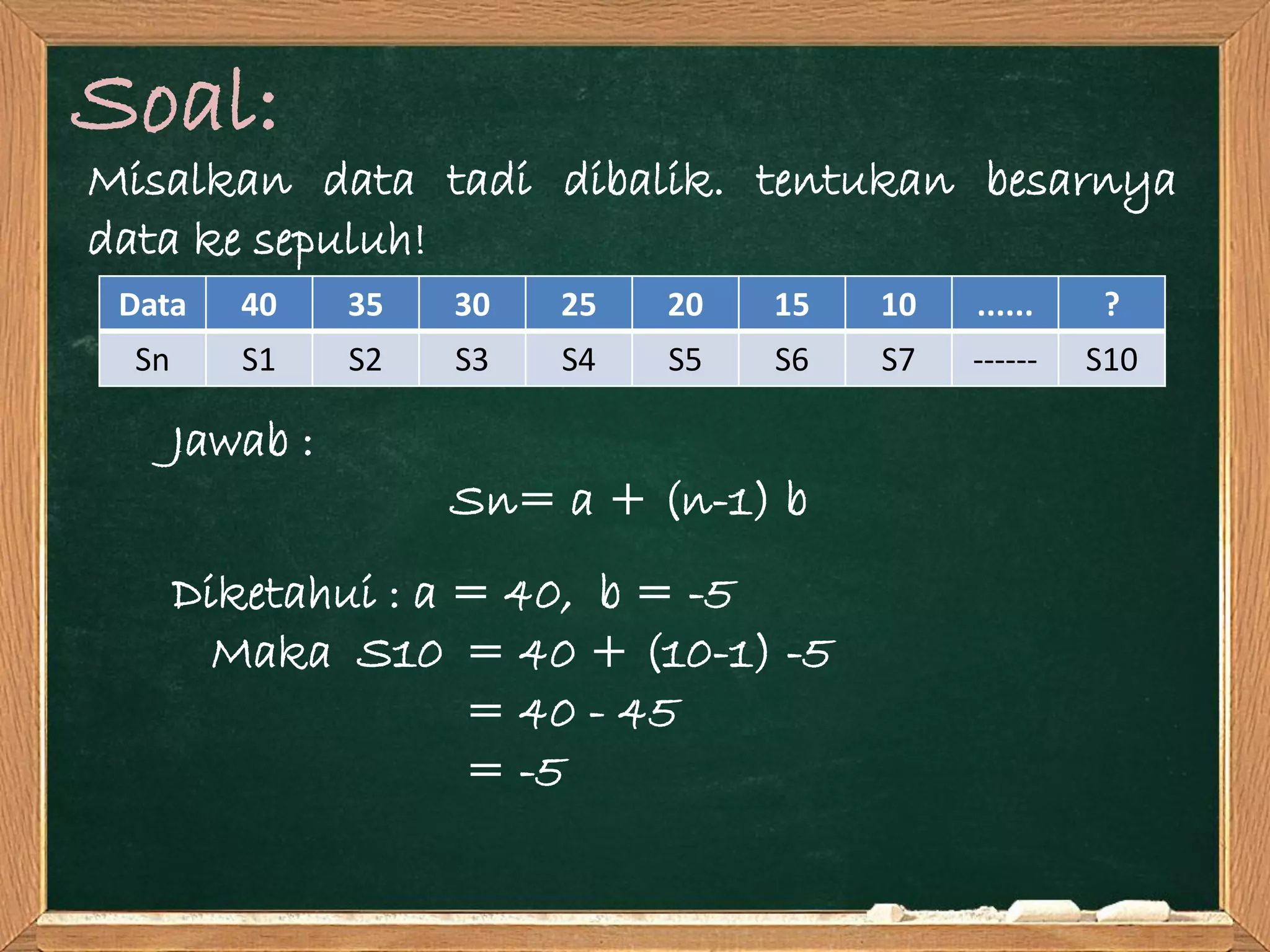 Deret hitung (aritmatika) | PDF