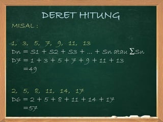 Deret hitung (aritmatika) | PDF