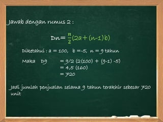 Deret hitung (aritmatika) | PDF
