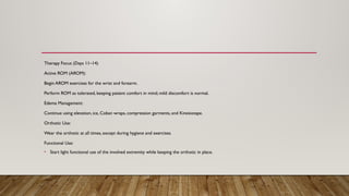 DER FRACTURE ICF and treatment protocol - physiotherapy | PPTX