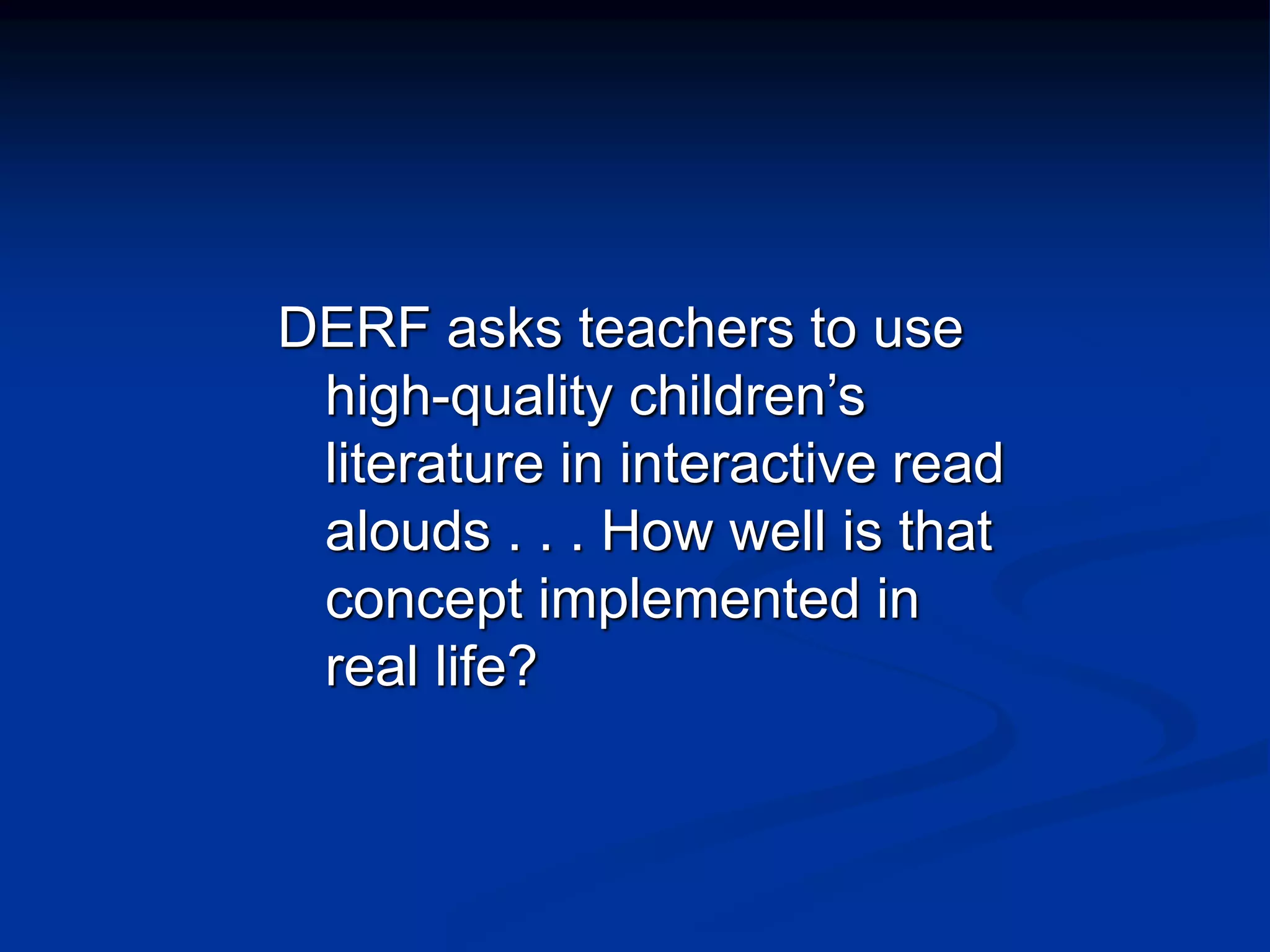 The DERF vocabulary | PPT