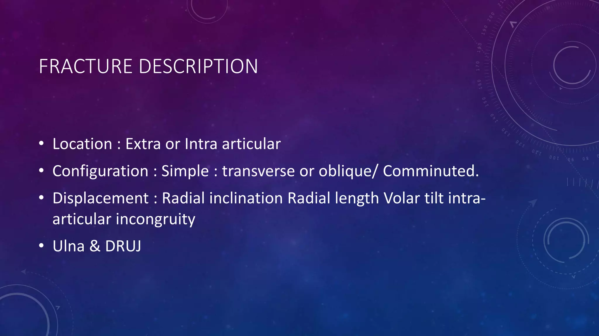 distal end radius fracture | PPTX