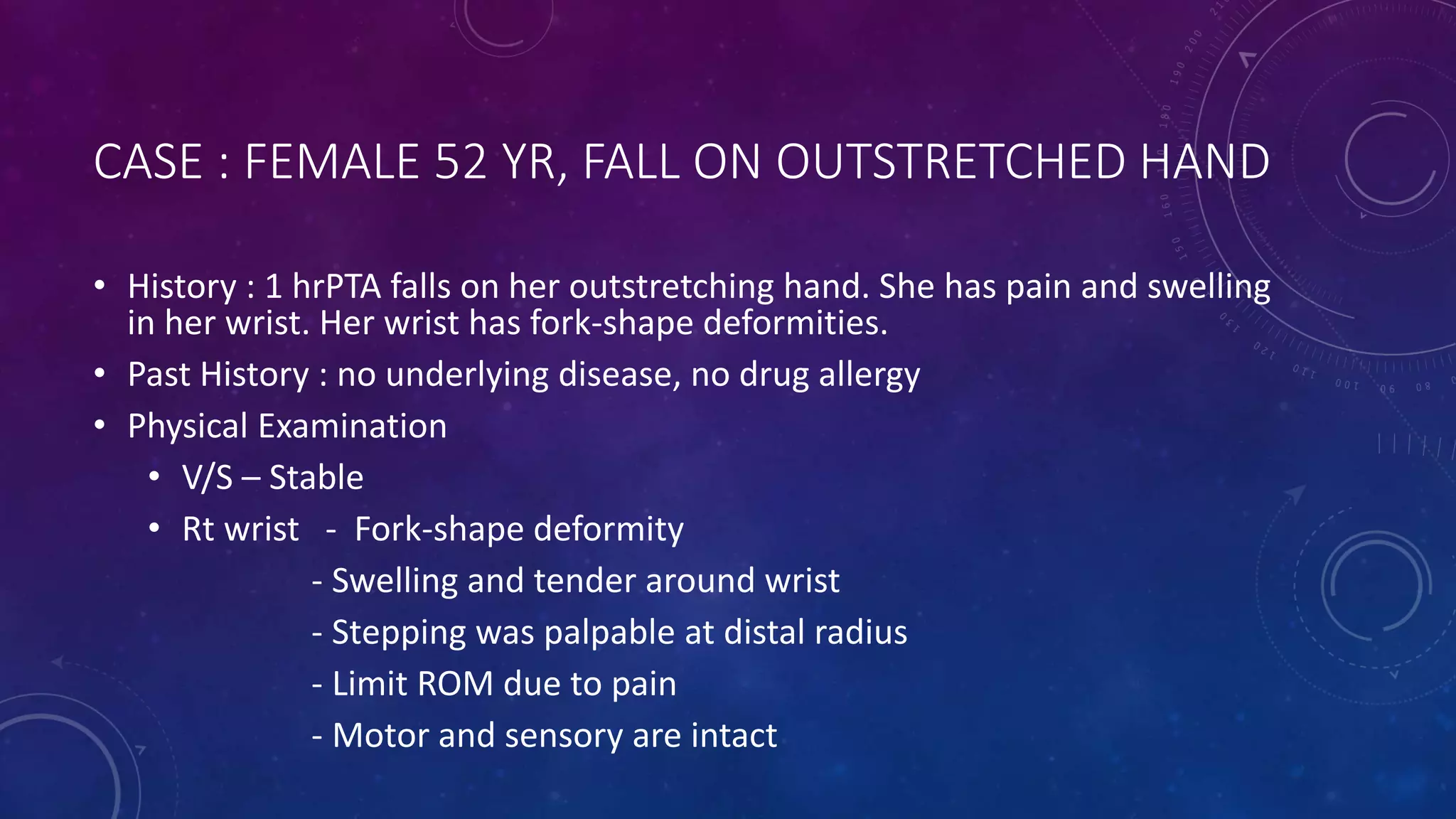 distal end radius fracture | PPTX