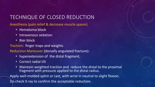 distal end radius fracture | PPTX