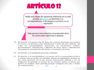 Derechos humanos y la constitucion | PPTX