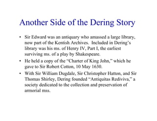 The Dering Roll | PPT