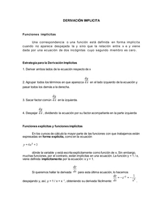 Derivacion implicita | DOCX