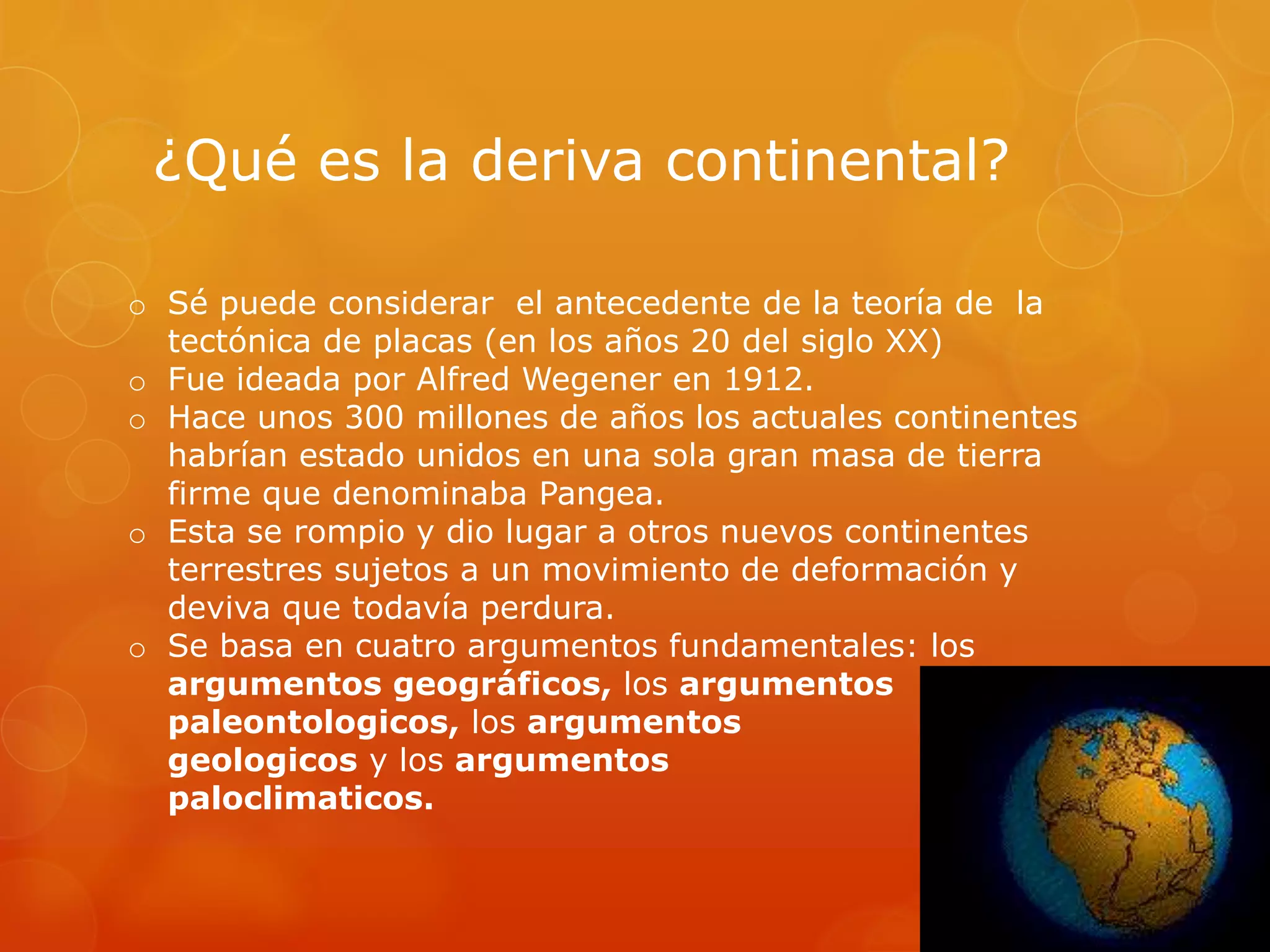 Deriva continental | PPT