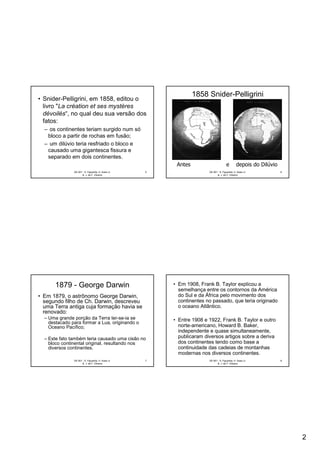 Deriva continental teorias | PDF
