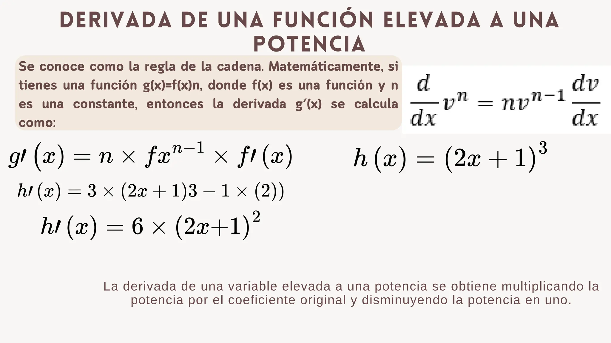 Reglas de la Derivada en Cálculo y ejemplos | PDF