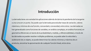 Derivadas | PPTX