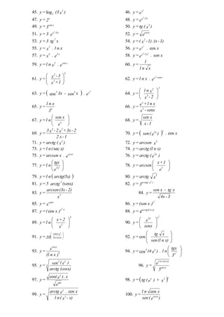 Derivadas clase | PDF