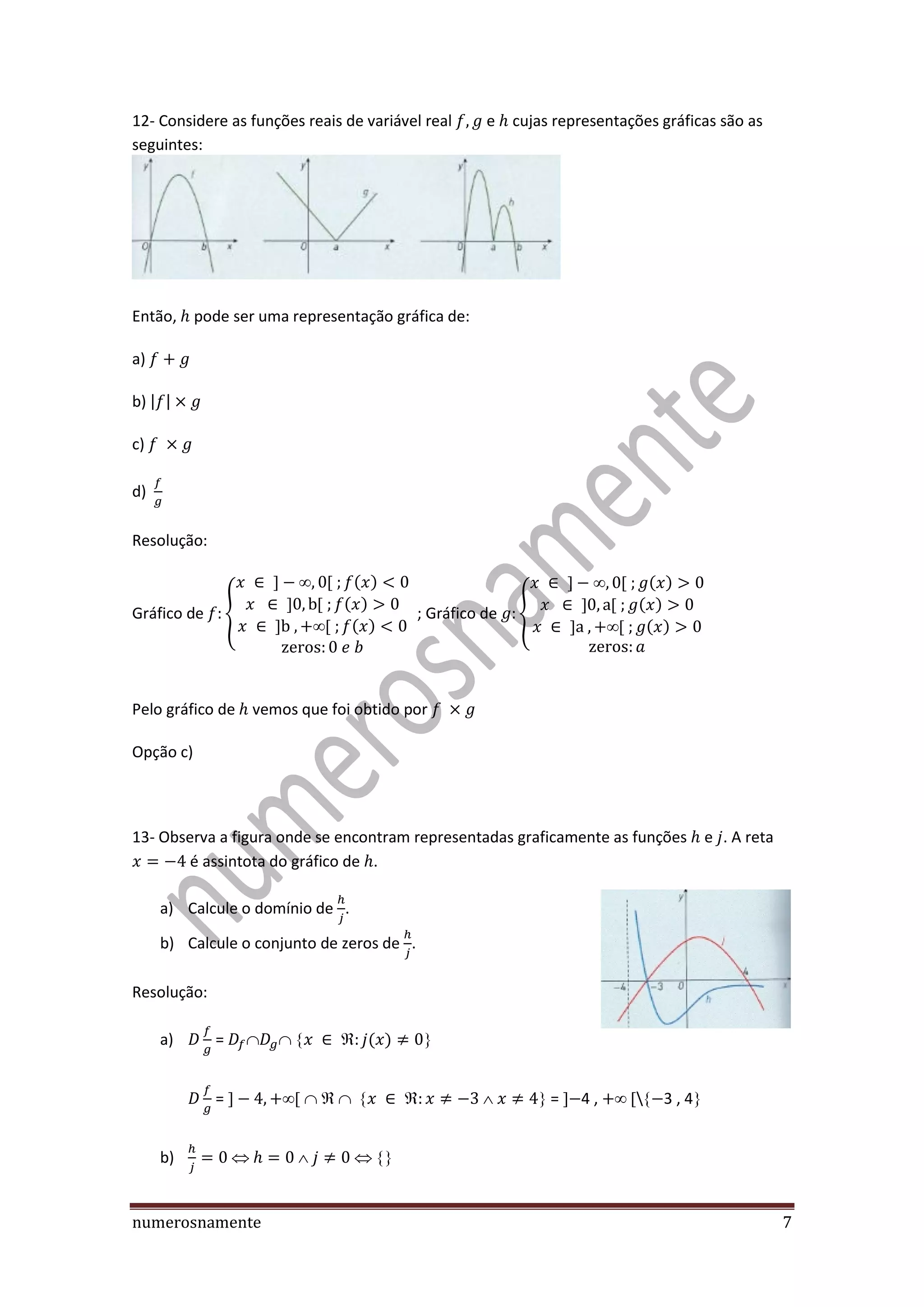 Derivadas - Exercícios resolvidos | PDF | Geography | Science