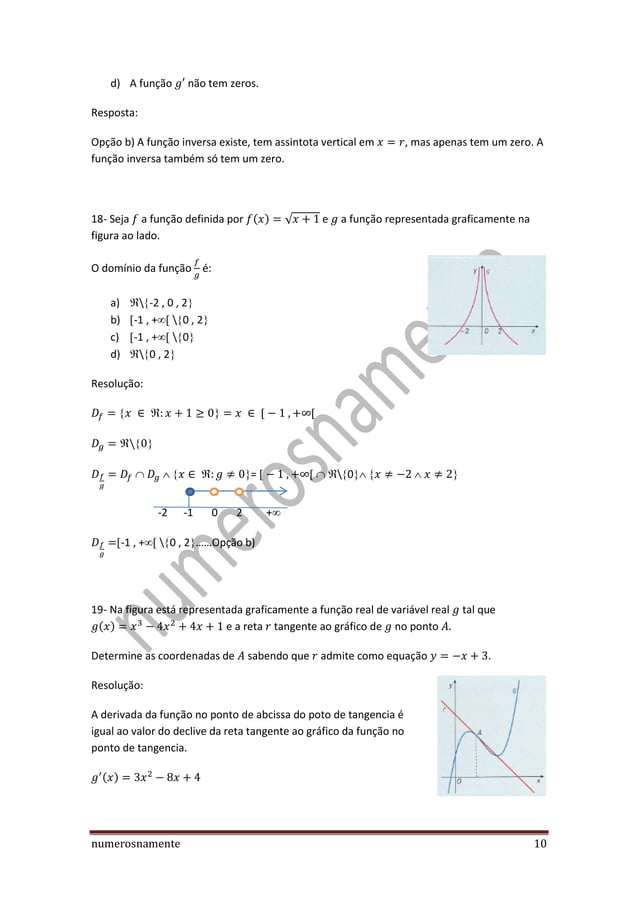 Derivadas - Exercícios resolvidos | PDF | Geography | Science