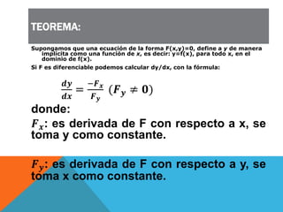 Derivadas implicitas | PPTX